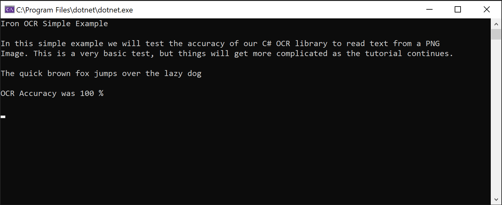 How To Read Text From Image OCR In C With IronOCR Tesseract